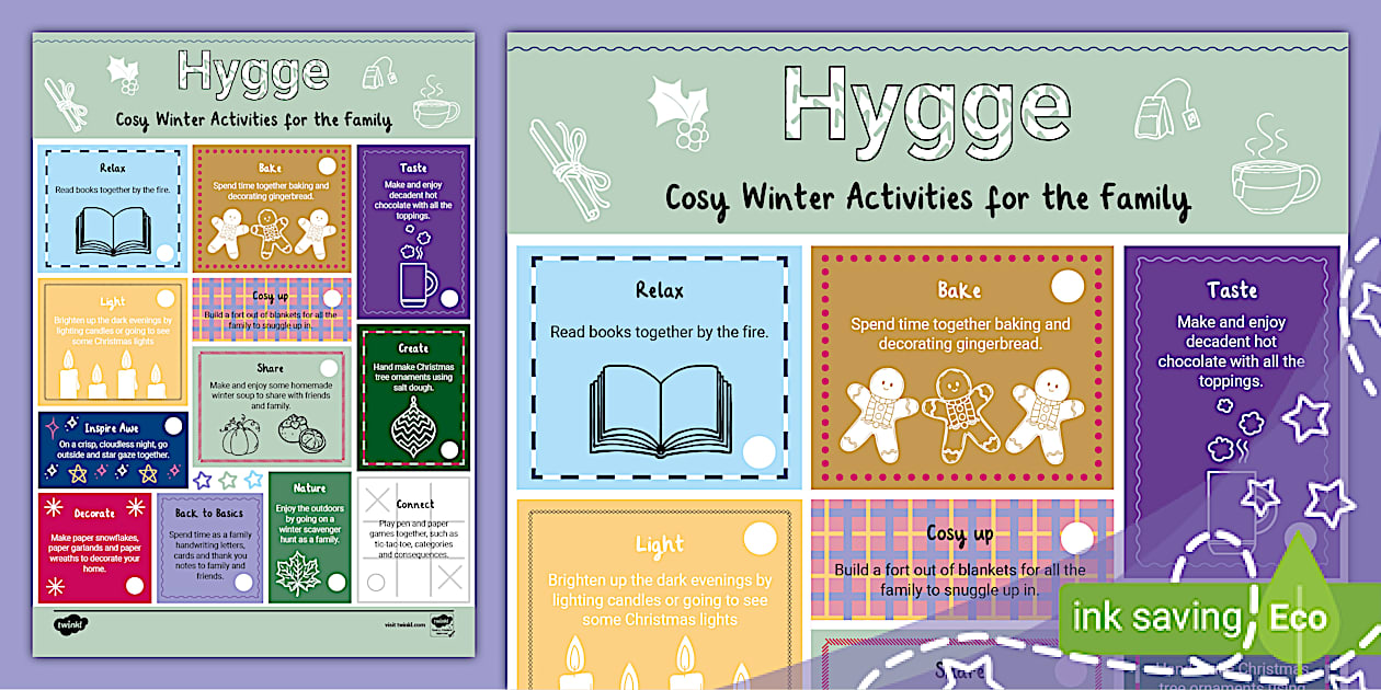Hygge: Cosy Winter Activities for the Family (teacher made)