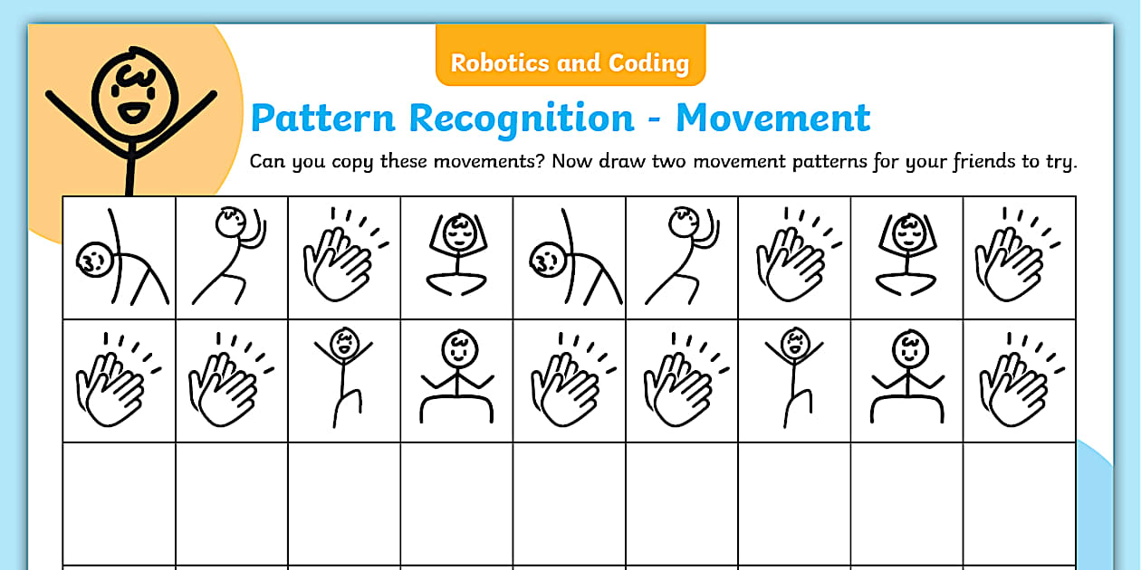 Grade 1 Pattern Recognition Draw your own Movement Pattern