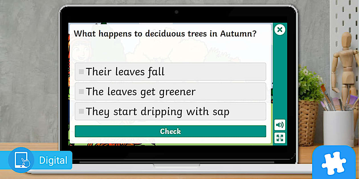 Fun Interactive Autumn Quiz - Twinkl Puzzled (Teacher-Made)
