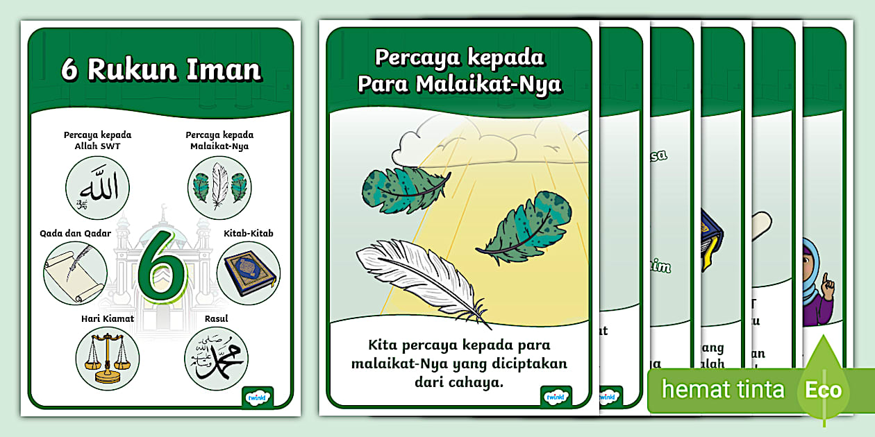 Poster 6 Rukun Iman