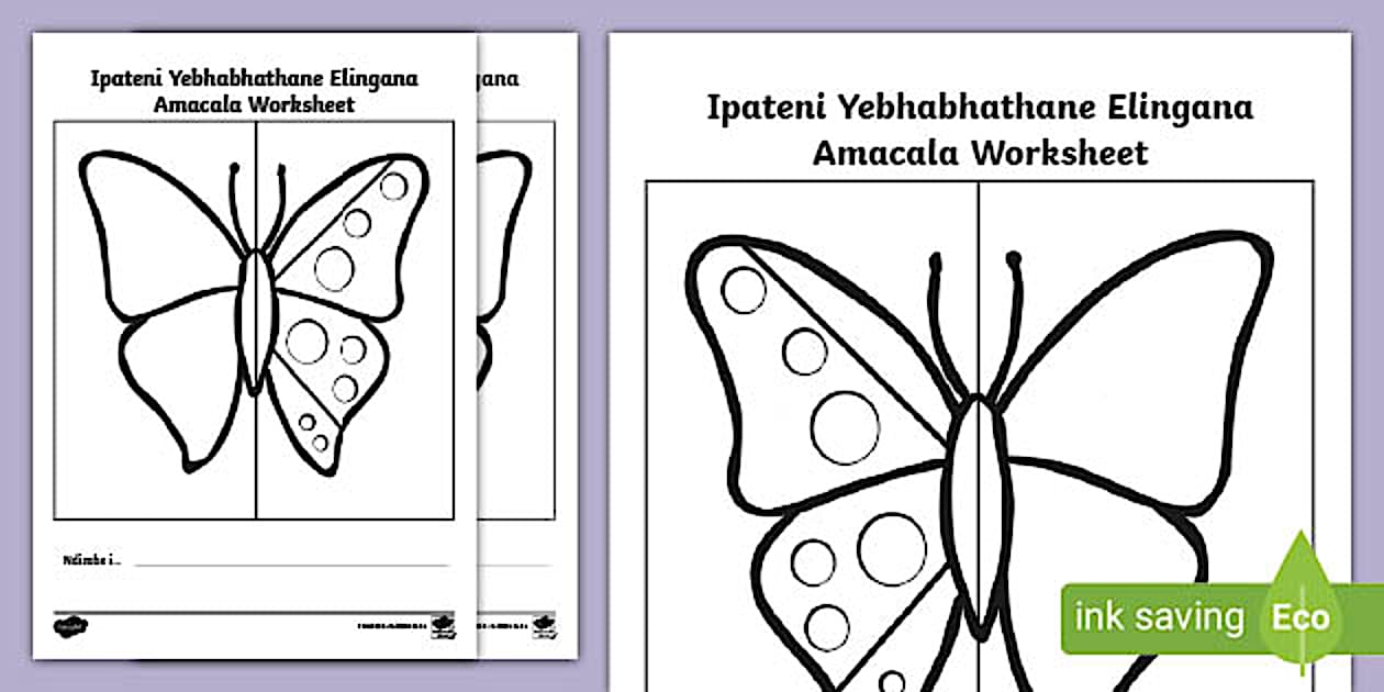 Ipateni Yebhabhathane Elingana Amacala Worksheet - Twinkl