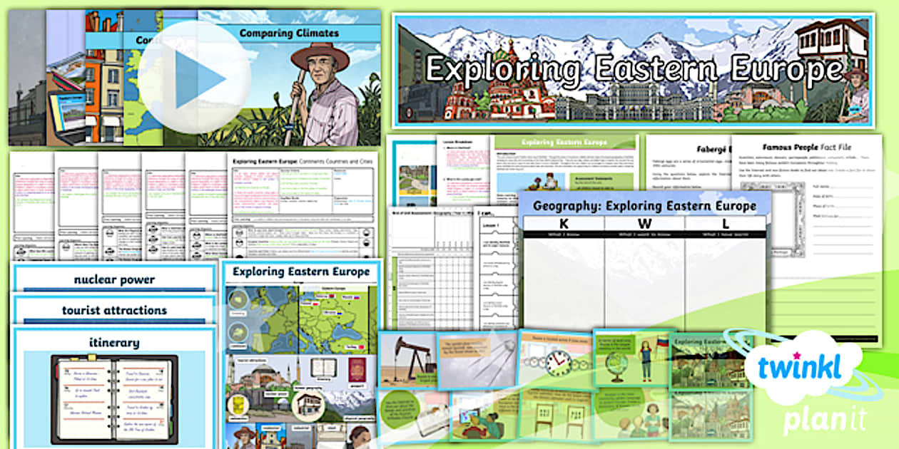 Geography: Exploring Eastern Europe Year 5 Unit Pack