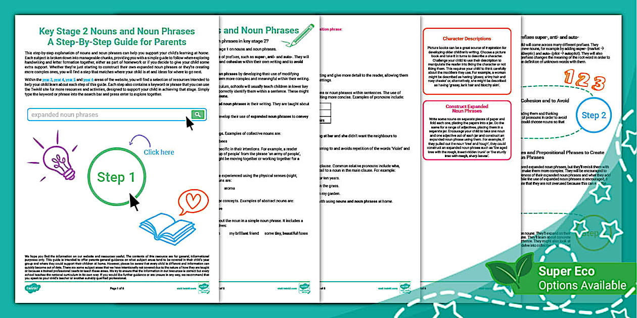 KS2 Nouns and Noun Phrases: A Step-by-Step Guide for Parents