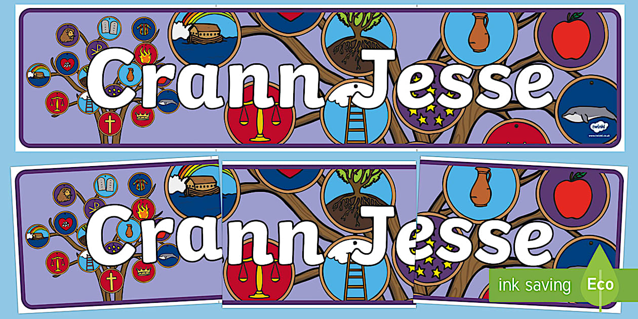 Crann Jesse Display Banner-Irish (teacher made) - Twinkl