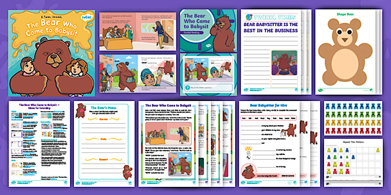 Share a Story - Bear eBook (5 to 7 Years) School Closure Pack