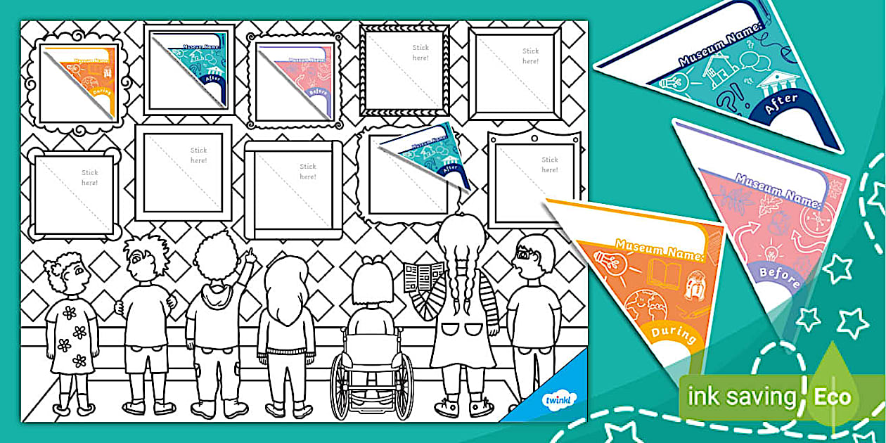 Create Your Own Museum Wall - Collect the Stamps - Twinkl