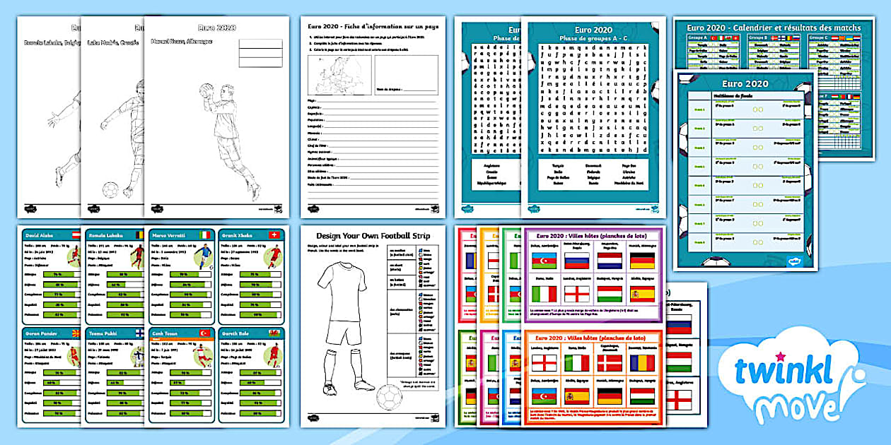 👉 Euro 2020 (Summer 2021) French Resource Pack
