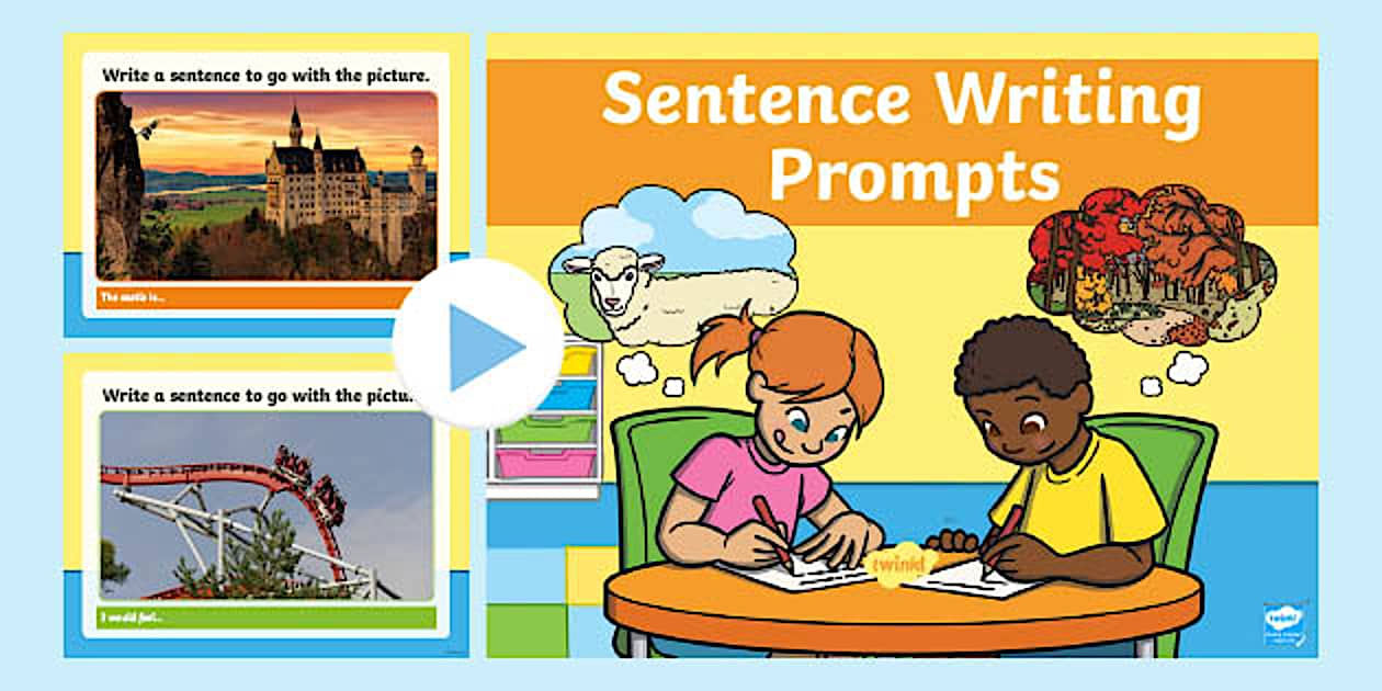 Sentence Writing Prompts PowerPoint (teacher made) - Twinkl