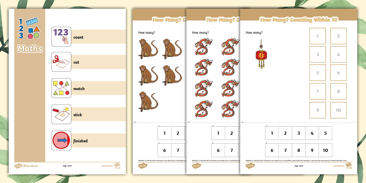 👉 Chinese New Year 'How Many?' Counting Within 10
