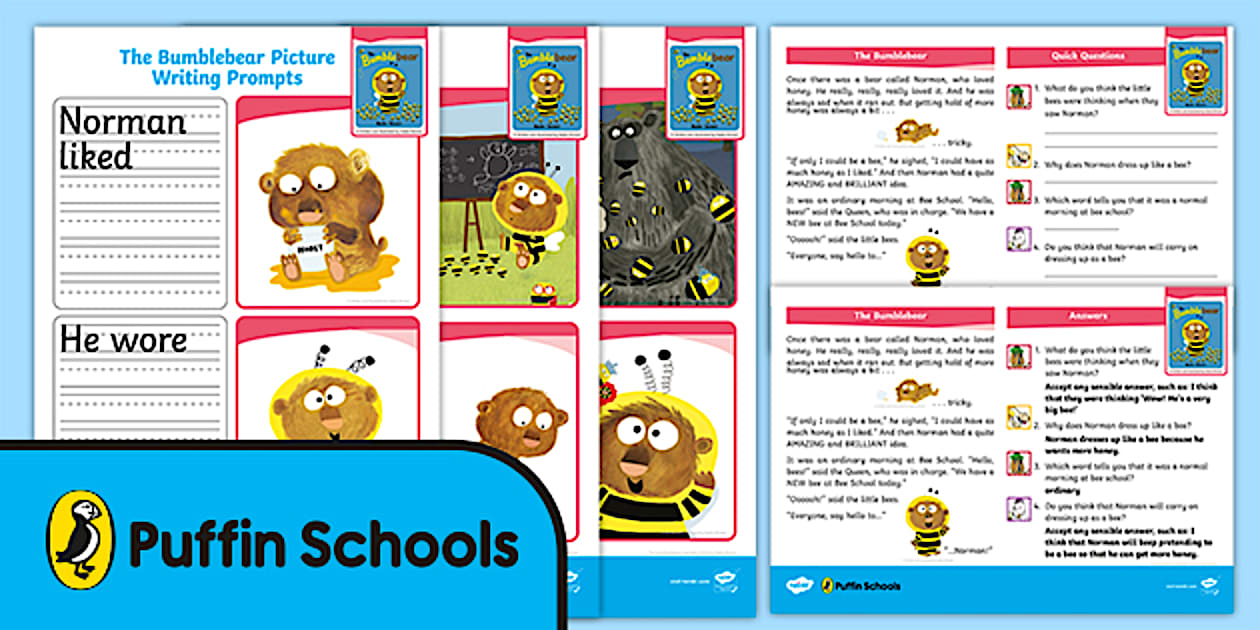 Daily Reading: The Bumblebear Activity Pack Ages 5-7