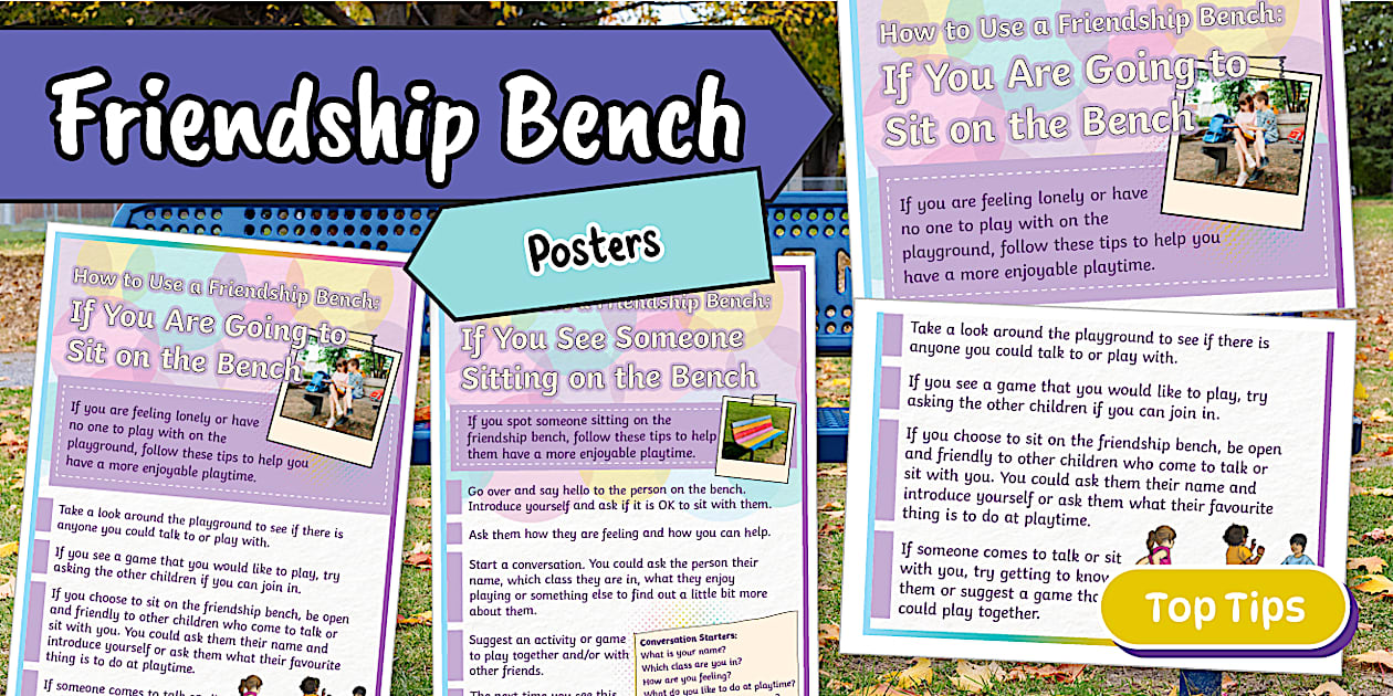 Friendship Bench Posters - KS2