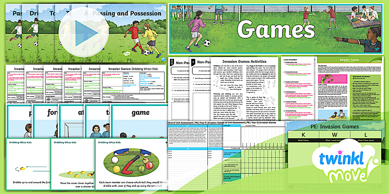 Year 5 Invasion Games Scheme of Work | Twinkl Move PE
