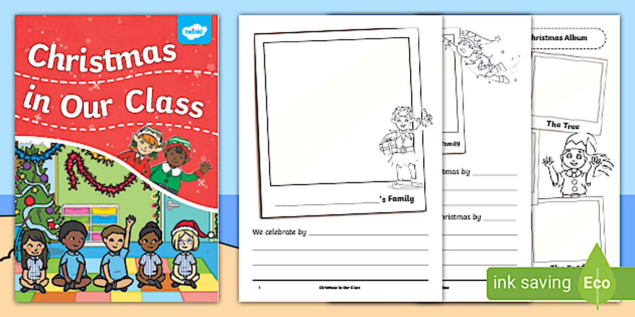 Christmas in Our Class Book (Teacher-Made) - Twinkl