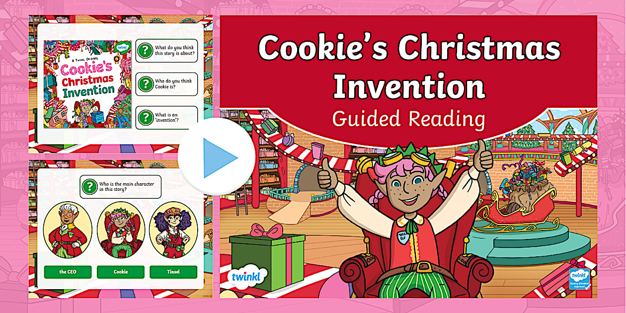 Cookie's Christmas Invention KS1 Guided Reading PowerPoint