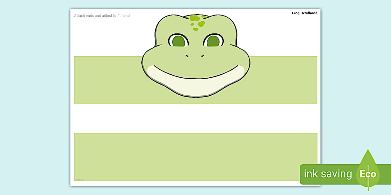 Frog Headband (Teacher-Made) - Twinkl