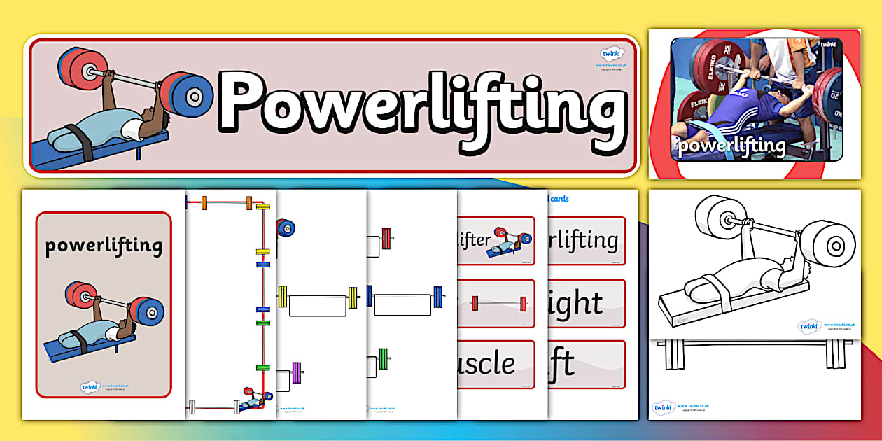 The Paralympics Powerlifting Resource (teacher made)