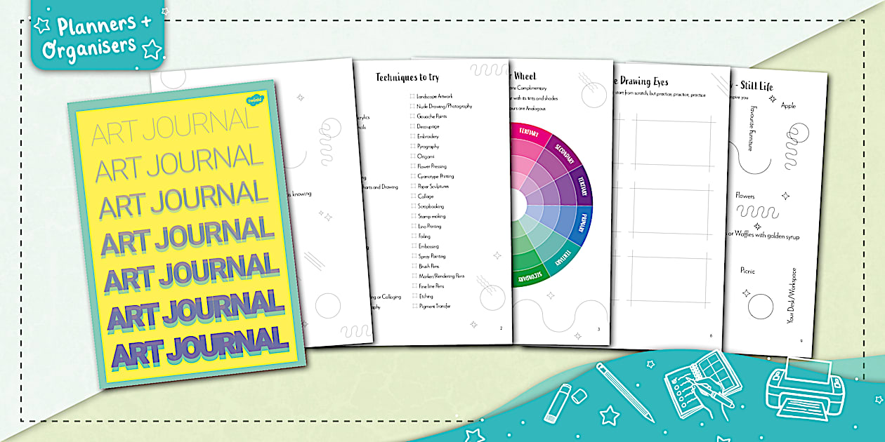 The Artist | Art Journal | Sketchbook Prompts (teacher made)