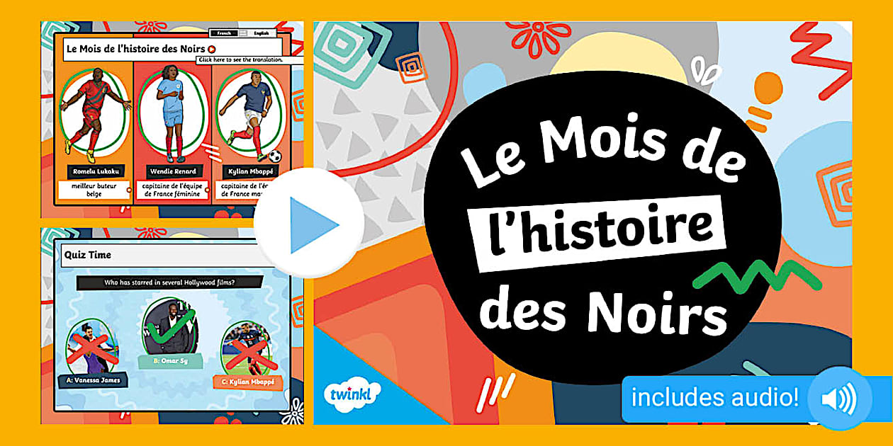 👉 France Black History Month | PowerPoint | Twinkl | French