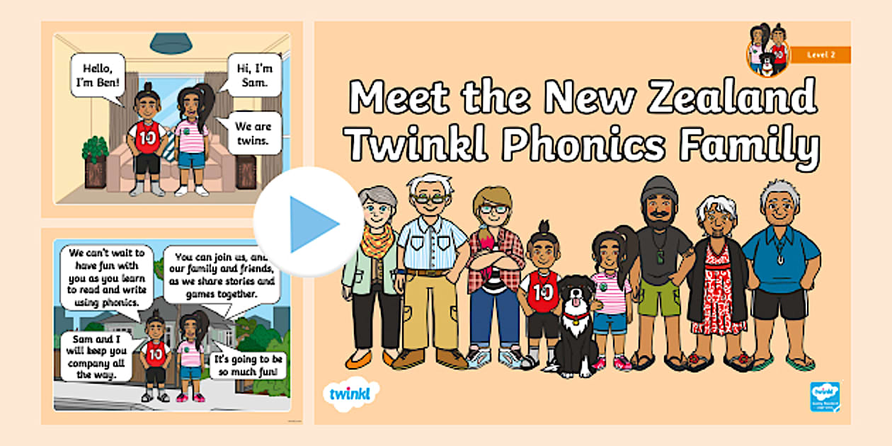 NZ Phonics: Characters From the NZ Phonics Series PowerPoint