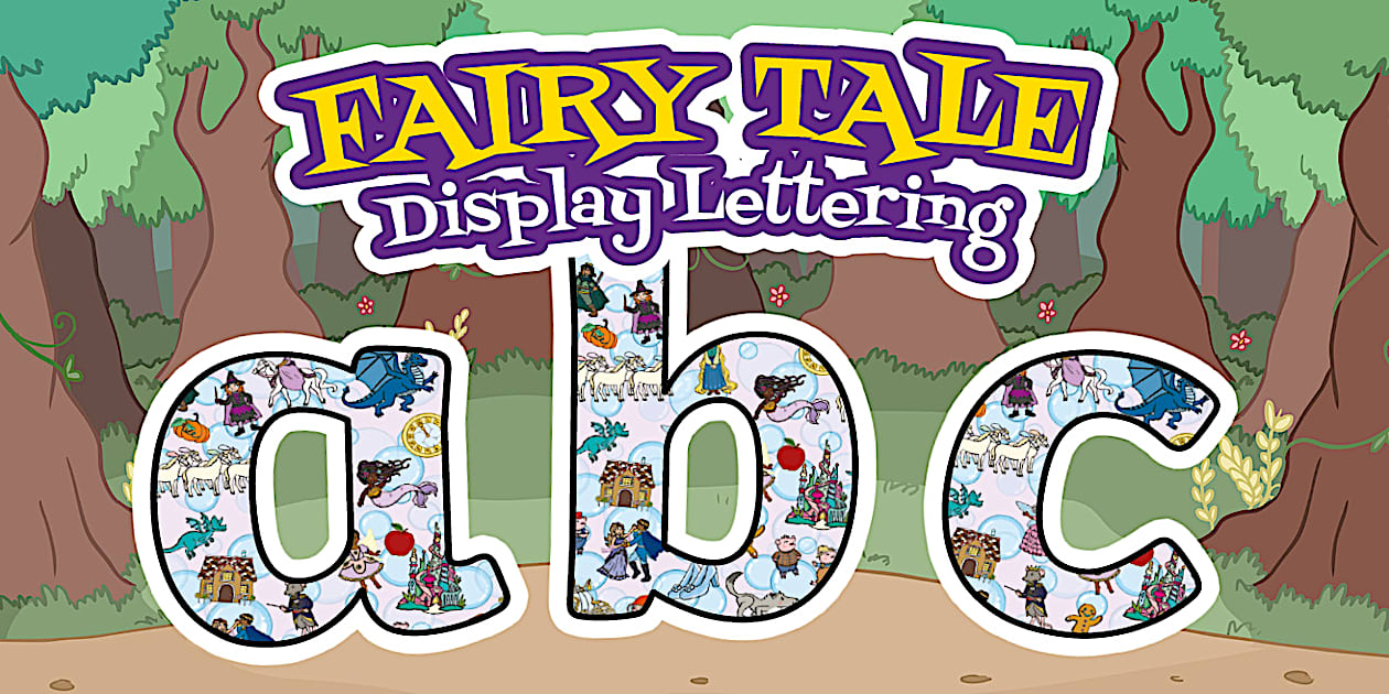 Fairy Tale Display Lettering