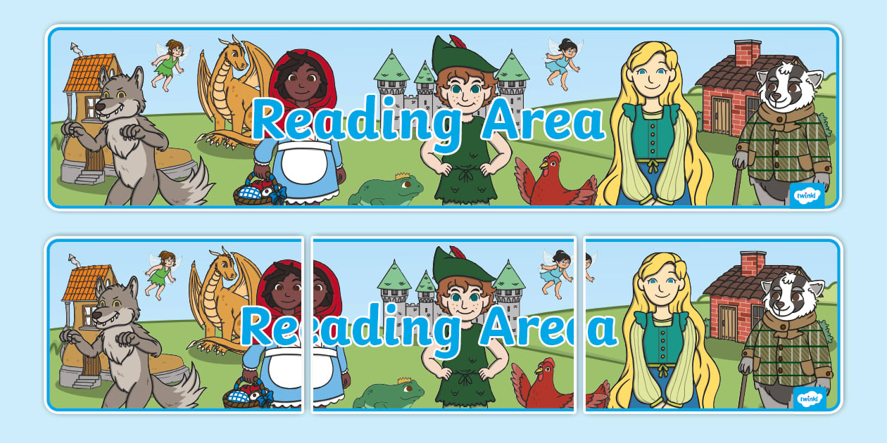 👉 Reading Area Display Banner (Teacher-Made) - Twinkl