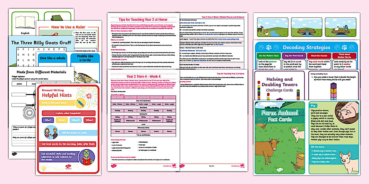 Year 2 Term 4 Week 4 Remote Home Learning Pack - Twinkl