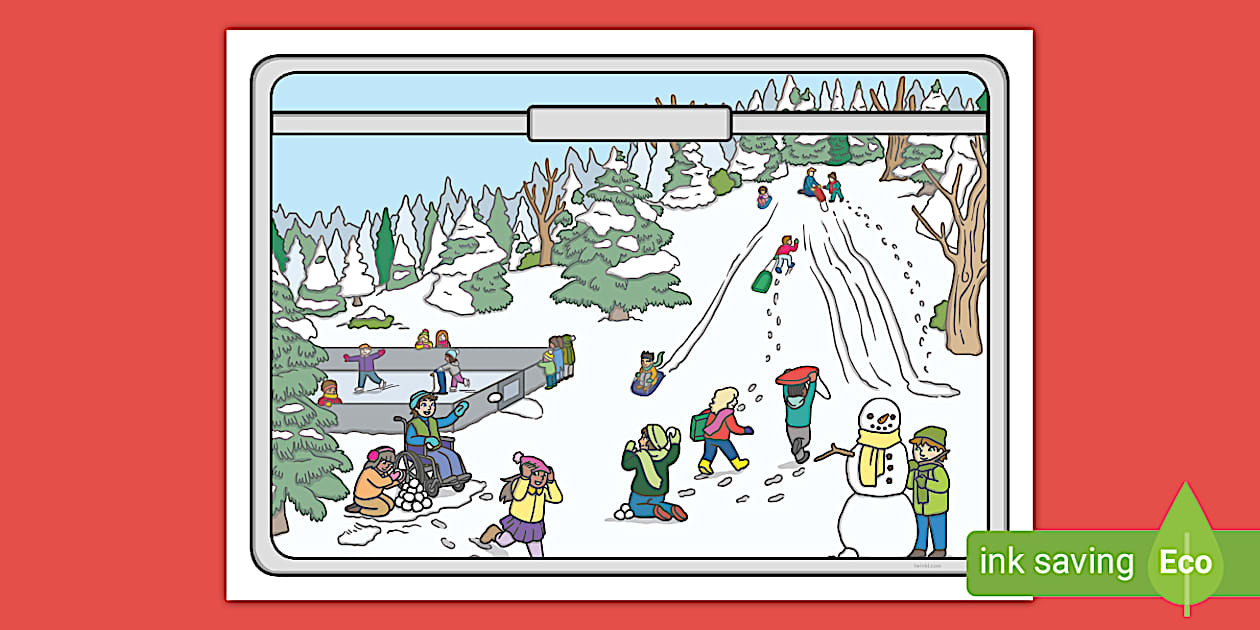 Snowy Train Window Role-Play Poster - Twinkl - KS1 - Twinkl