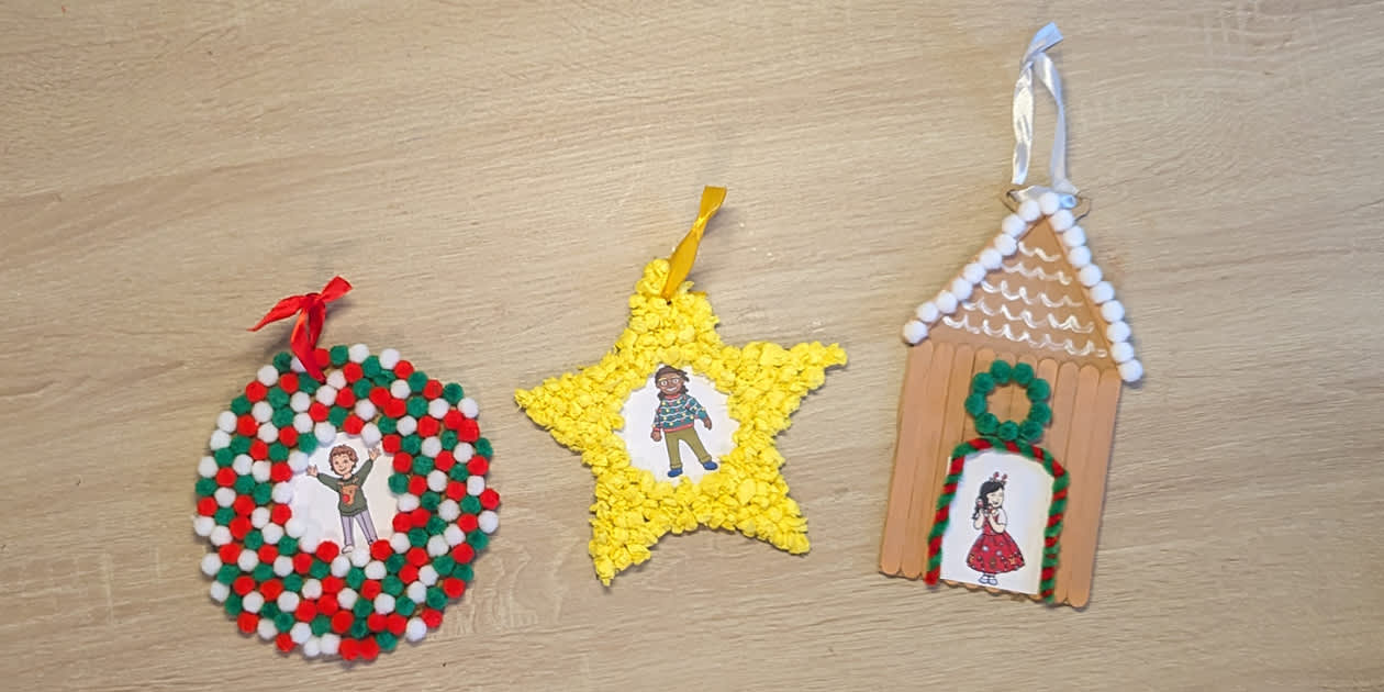 Activité manuelle - Ornements de Noël - Twinkl