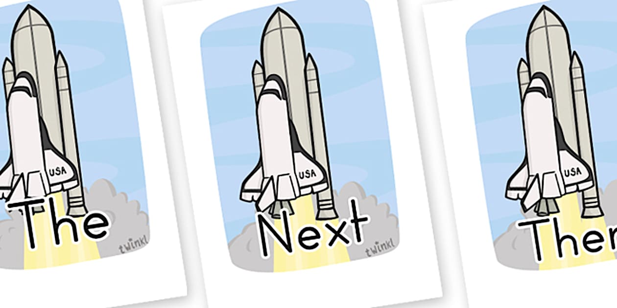 Sentence Starters On Rockets (teacher made) - Twinkl