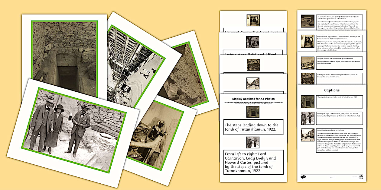 Brilliant Howard Carter Tutankhamun Pictures | Twinkl | KS2