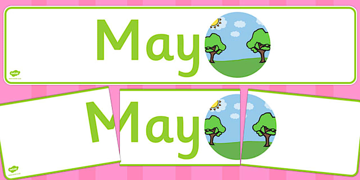 Editable May Display Banner (Teacher-Made) - Twinkl