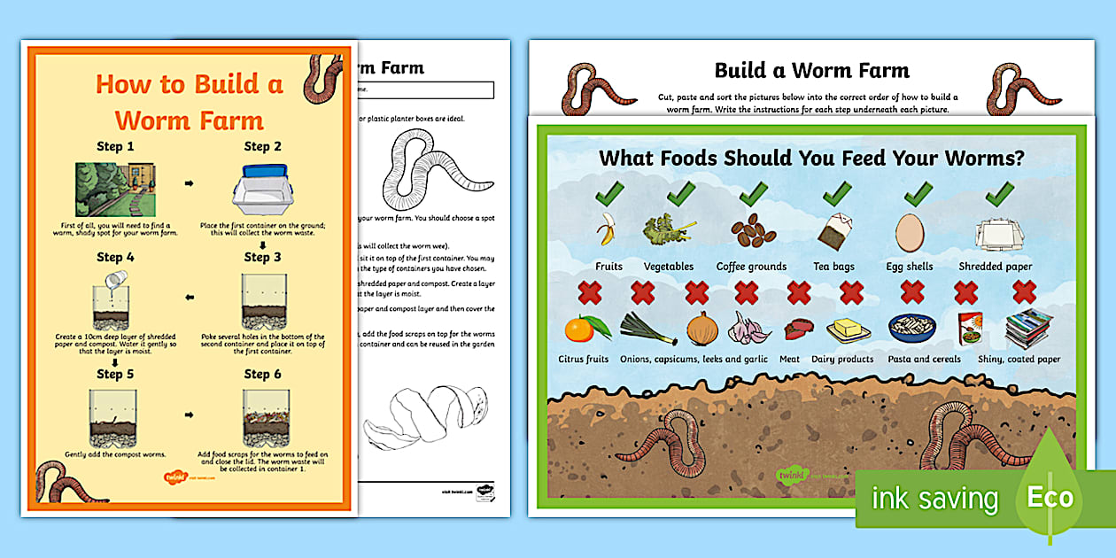 Worm Farms - Sustainability in the Home Activity Pack