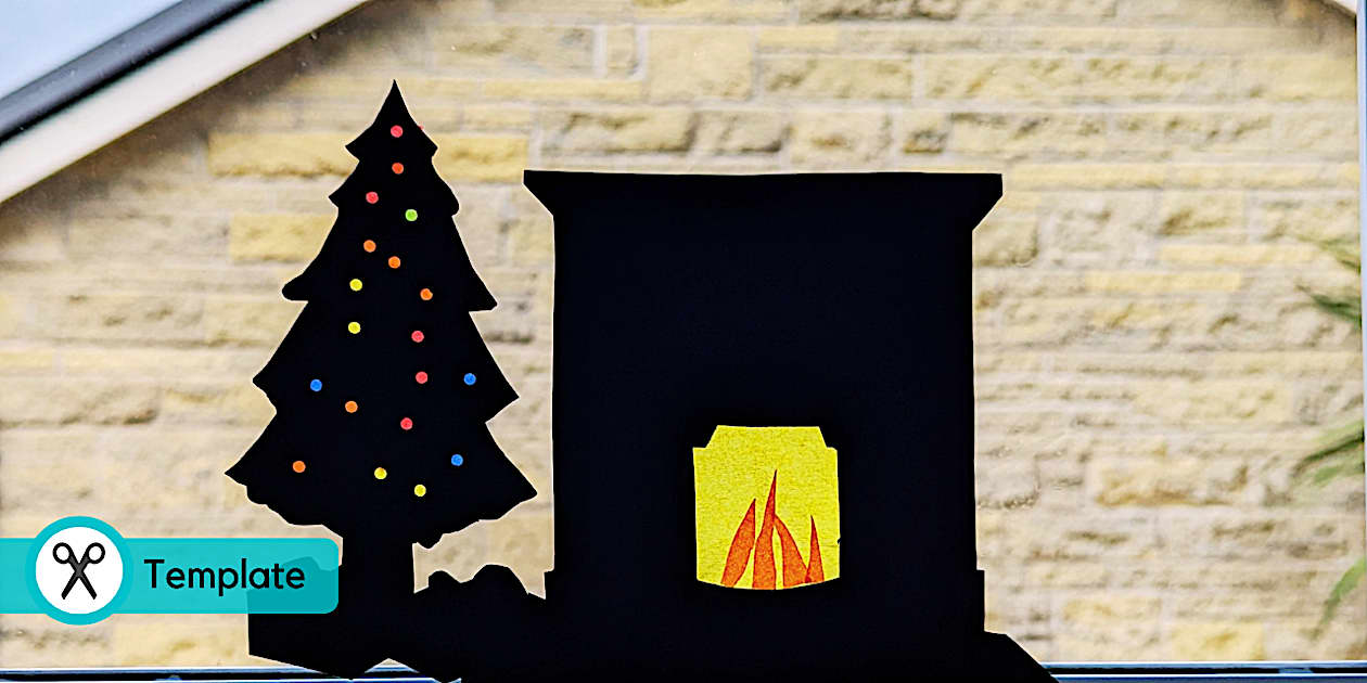 Christmas Window Display Template | Christmas Hobby Projects