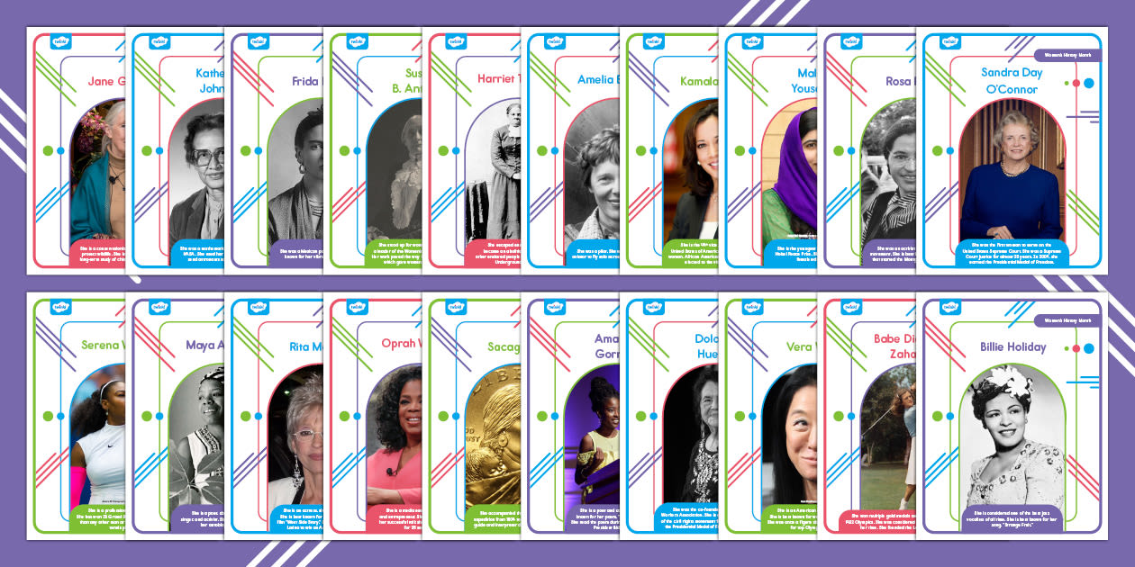FREE Women's History Month Poster Pack | Classroom Bulletin Board