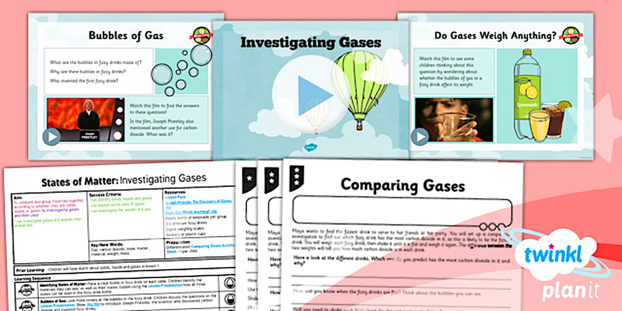 States of Matter: Investigating Gases Year 4 Lesson Pack 2