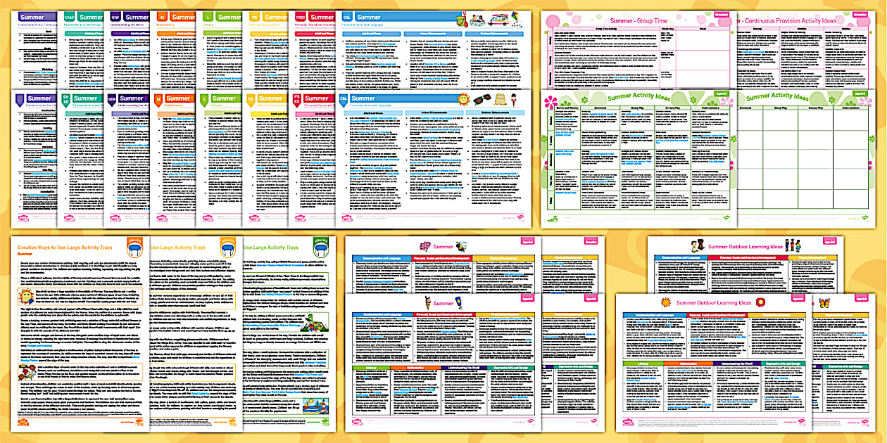 EYFS Ages 0-5 Summer Bumper Planning Pack | Twinkl - Twinkl