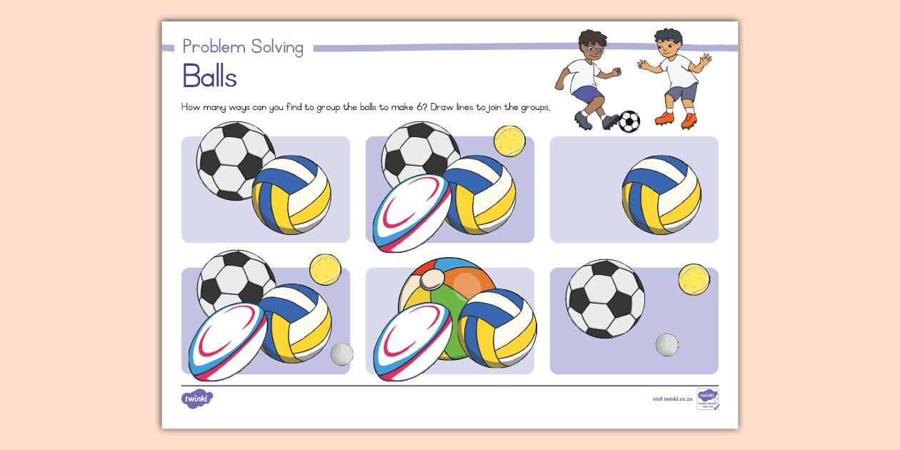 Grade R Problem Solving - Balls (teacher made) - Twinkl