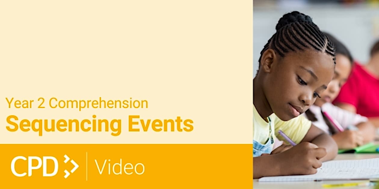 Year 2 Comprehension: Sequencing Events CPD Video - Twinkl