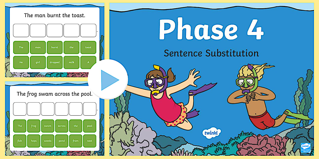 Phase 4 Sentence Substitution PowerPoint (teacher made)
