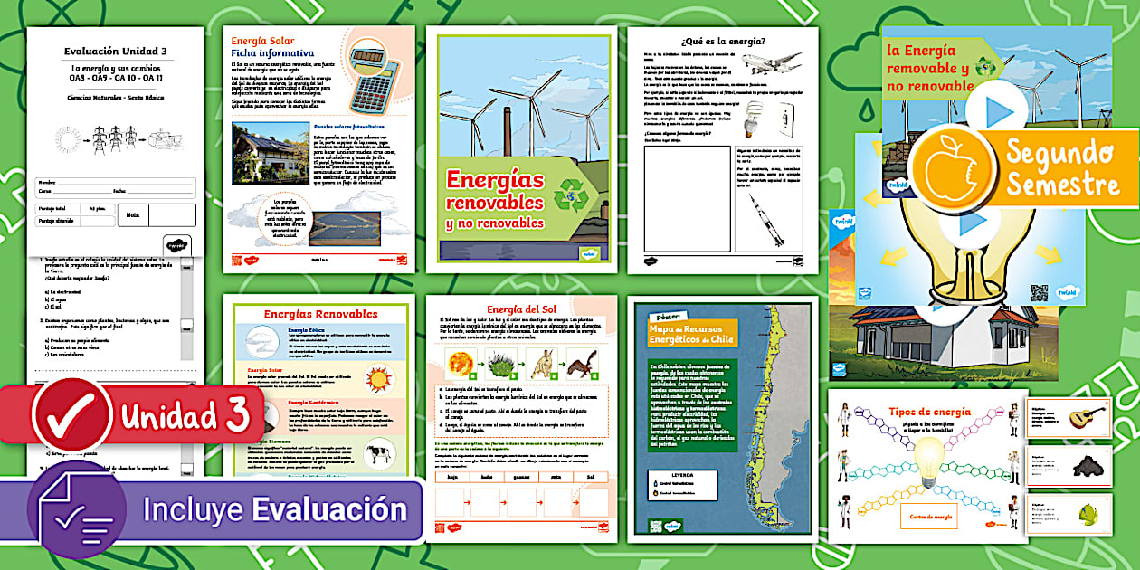 Pack Ciencias Naturales: 6º - Unidad 3