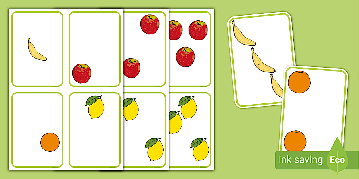 👉 Fruit 1-3 Cards | Twinkl (teacher made) - Twinkl