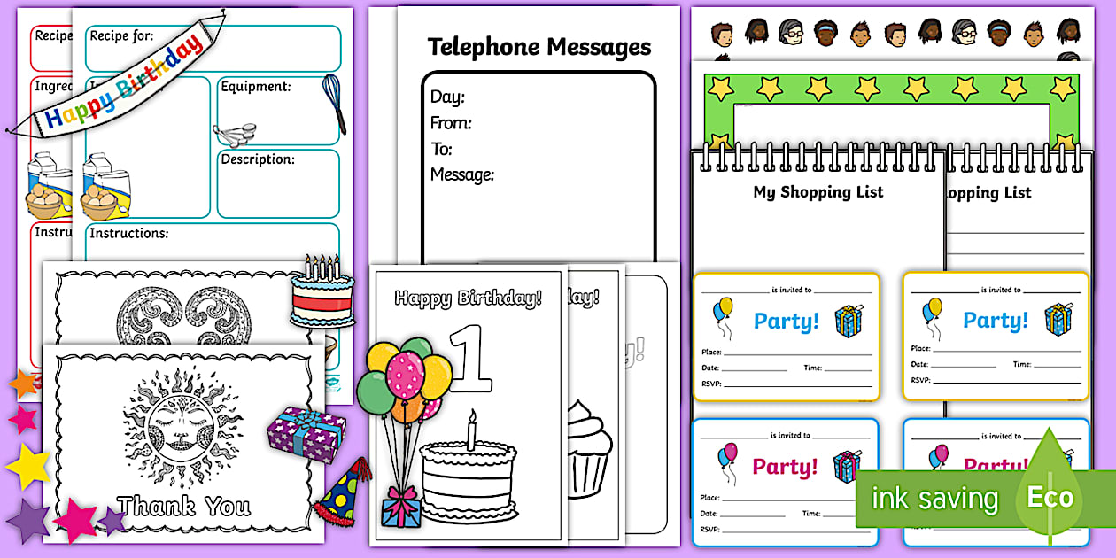 Cursive Home Corner Writing/Mark-Making Resource Pack