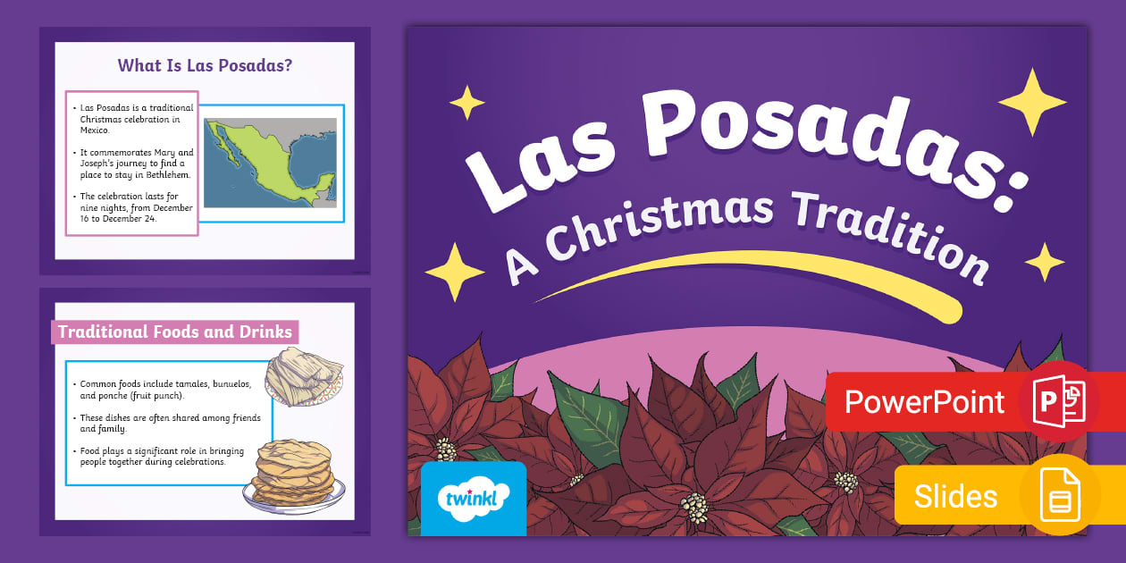 Las Posadas PowerPoint & Google Slides for 6th-8th Grade