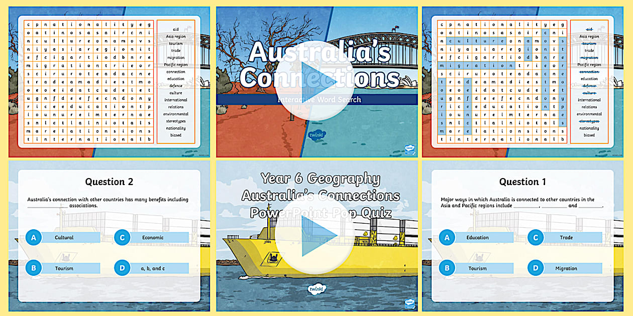 Australia's Connections Interactive Activity Pack