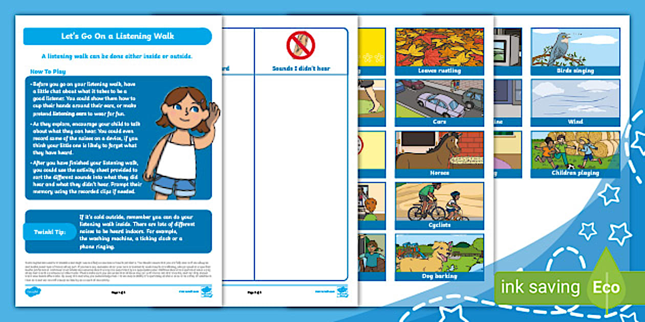 Let's Go On a Listening Walk EYFS | Twinkl Resources