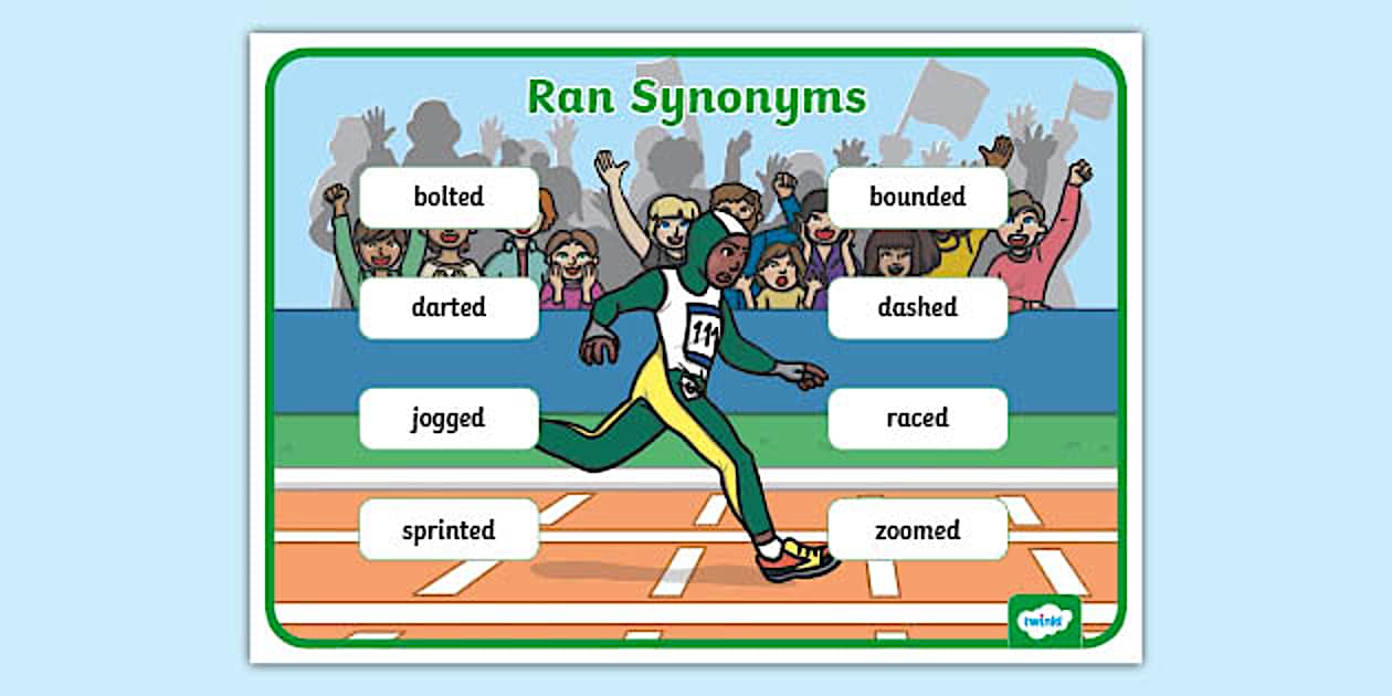 Better Words for Ran Word Mat (teacher made) - Twinkl