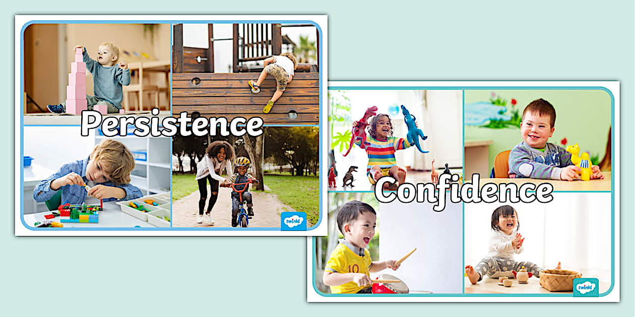 Persistence and Confidence Posters (Teacher-Made) - Twinkl