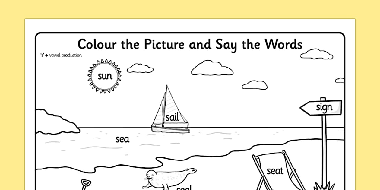 S Word Game (teacher made) - Twinkl