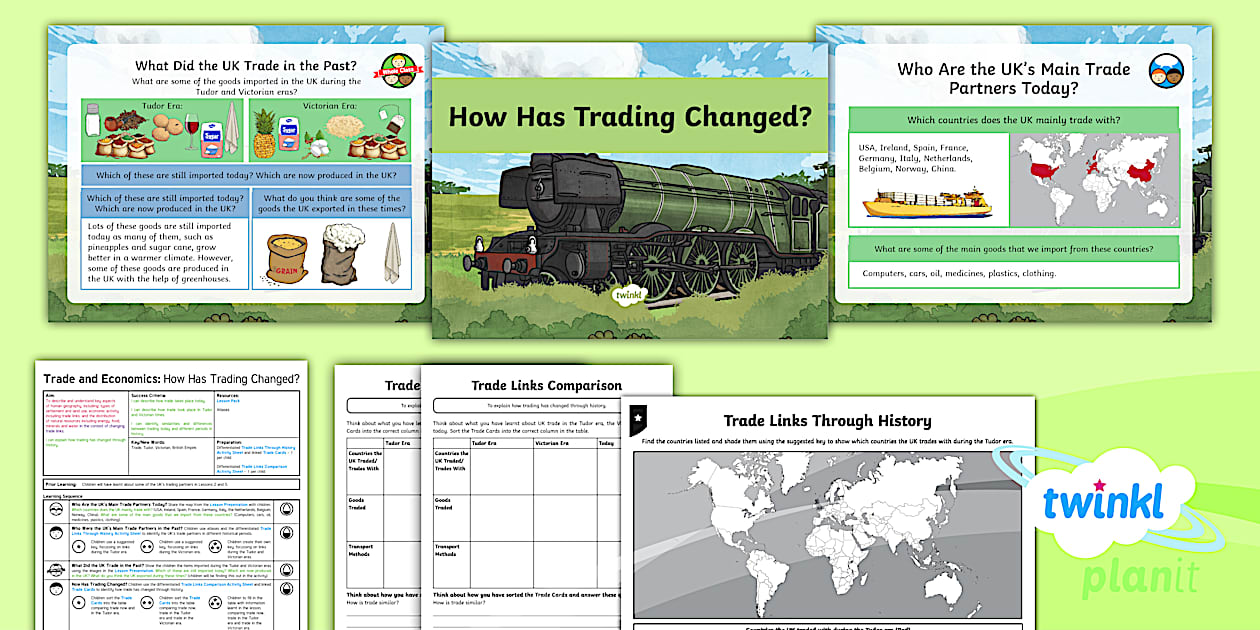 How Trade has Changed Lesson Plan 6 - Year 6 Geography
