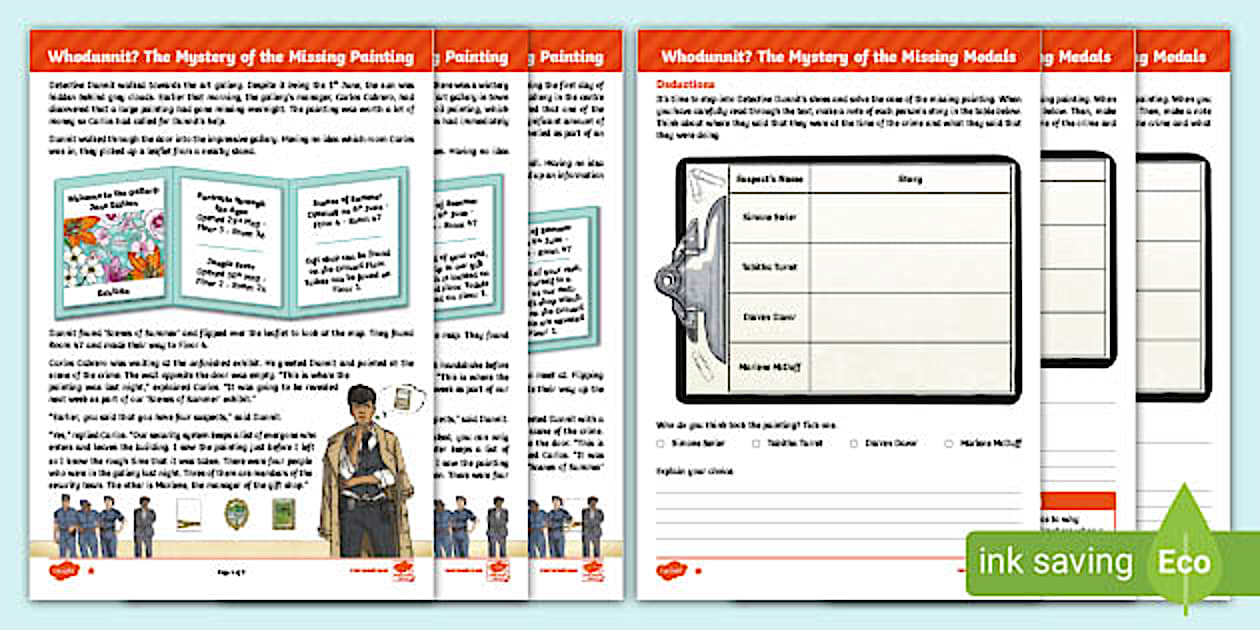 Solve the Crime Activity | Detective Text | Twinkl - Twinkl
